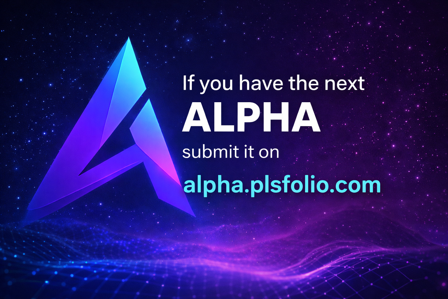 PLSFolio ALPHA - Crypto ALPHA Tracker